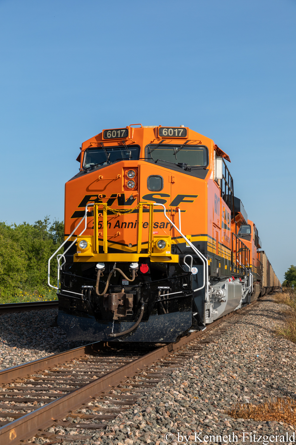 First 25th Anniversary Locomotive through Fort Worth - FL9.COM